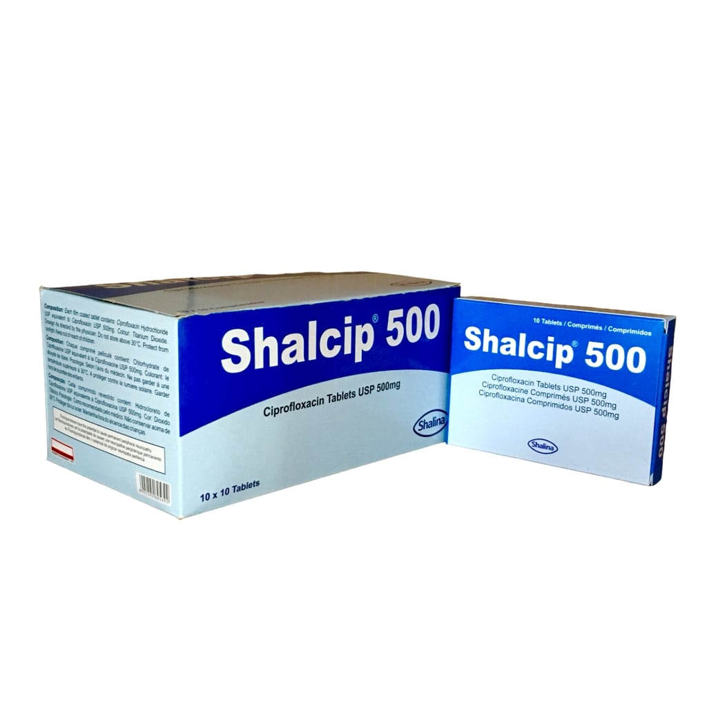 SHALCIP 500MG TAB 10'S(Ciprofloxacin) | Meldinpharma